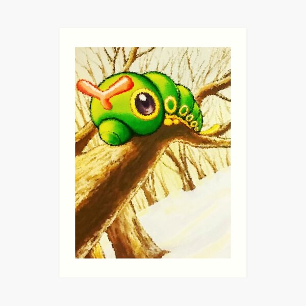 Caterpie Art Prints | Redbubble