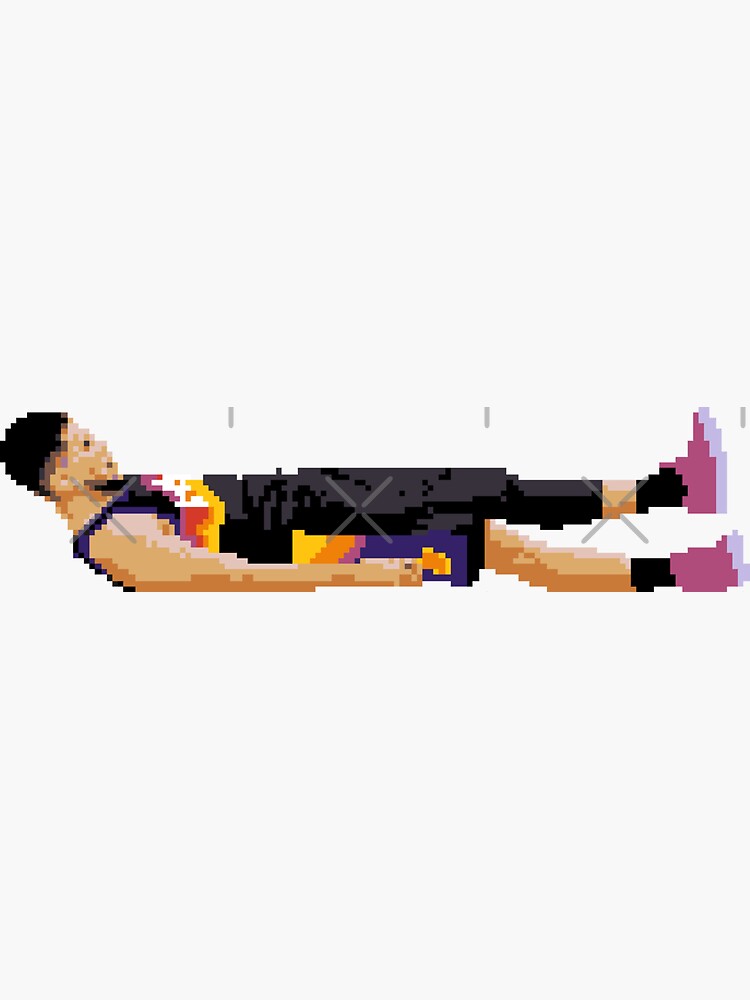 "Devin Booker Pixel Lie 002 Qiangy" Sticker for Sale by qiangdade ...