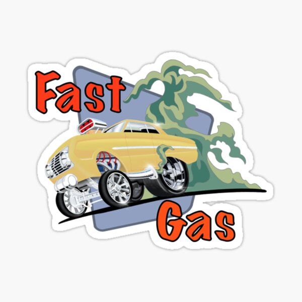 Hot Rod Art 1963 Ford Falcon Gasser Sticker For Sale By Chaossenna Redbubble