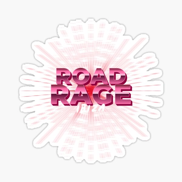 "road rage ibiza" Sticker by mariamakijera | Redbubble