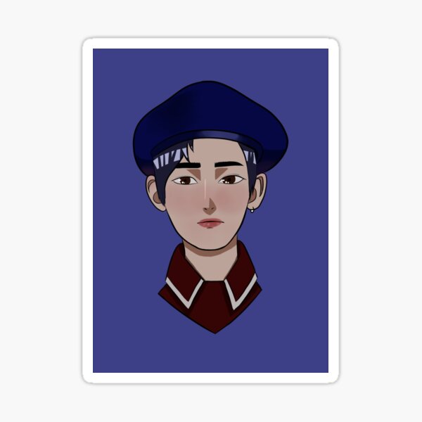 "Sunoo Enhypen Anime " Sticker for Sale by doodlebob613 | Redbubble