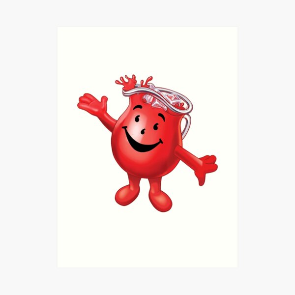 "Kool-Aid Man" Art Print for Sale by MikeProductions | Redbubble