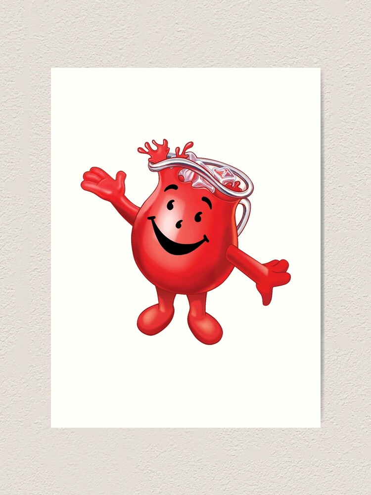 "Kool-Aid Man" Art Print for Sale by MikeProductions | Redbubble