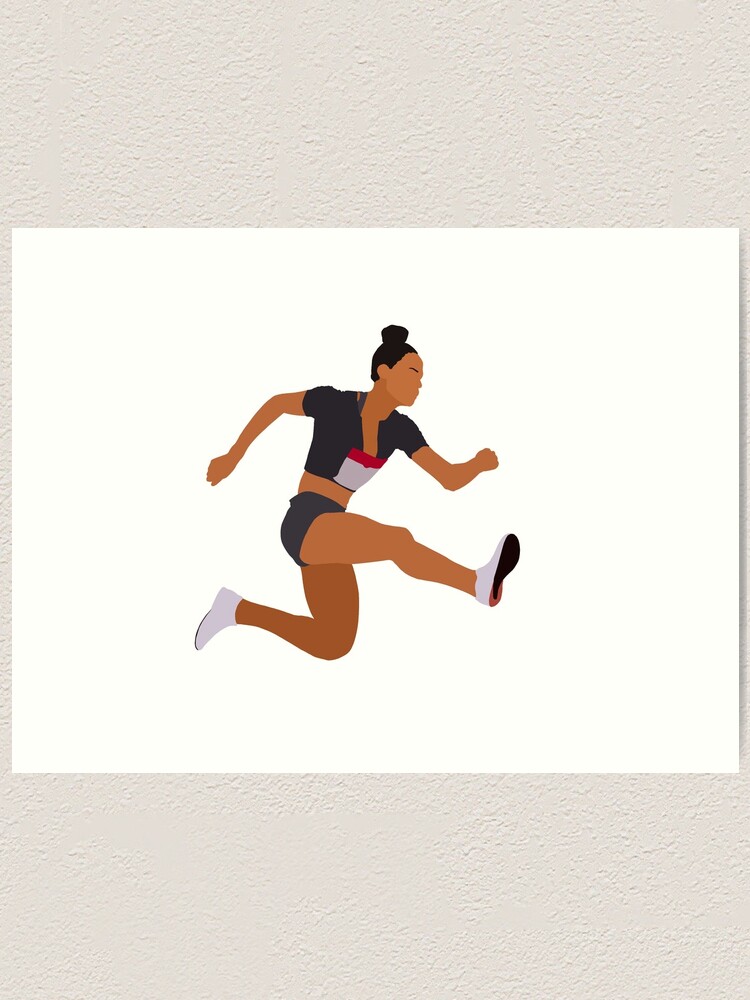 "Sydney McLaughlin USA Olympic hurdler and sprinter" Art Print for Sale ...