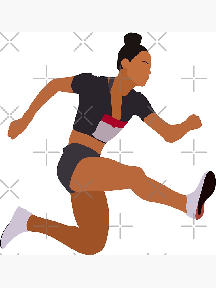"Sydney McLaughlin USA Olympic hurdler and sprinter" Magnet for Sale by ...