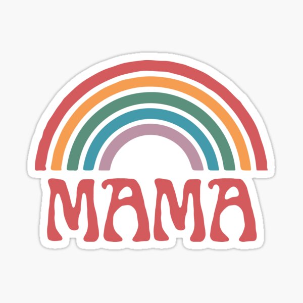 "Rainbow Baby Mama" Sticker for Sale by mdysart123 | Redbubble