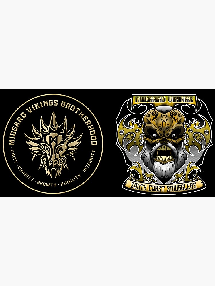 "Dual logo of the Midgard Vikings Brotherhood and the SWUK Aett" Art ...