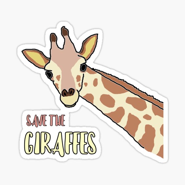 Stickers hey there sticker cute giraffe sticker black and white sticker ...