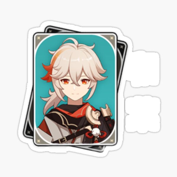"Kazuha Card" Sticker for Sale by Libramatic | Redbubble