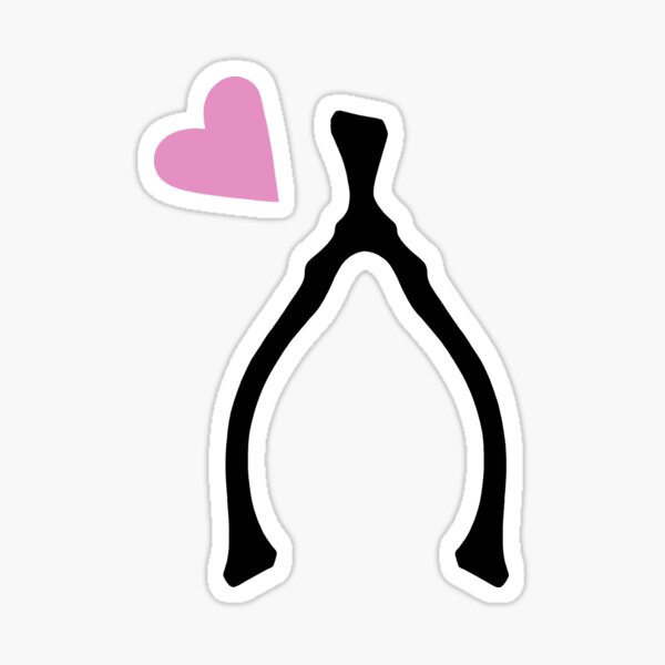 "Wishbone 02" Sticker by MamaSpoon | Redbubble