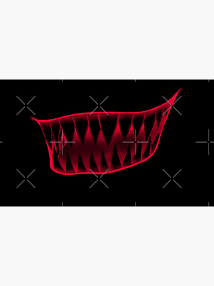 "sharp teeth mask" Sticker for Sale by stark190 | Redbubble