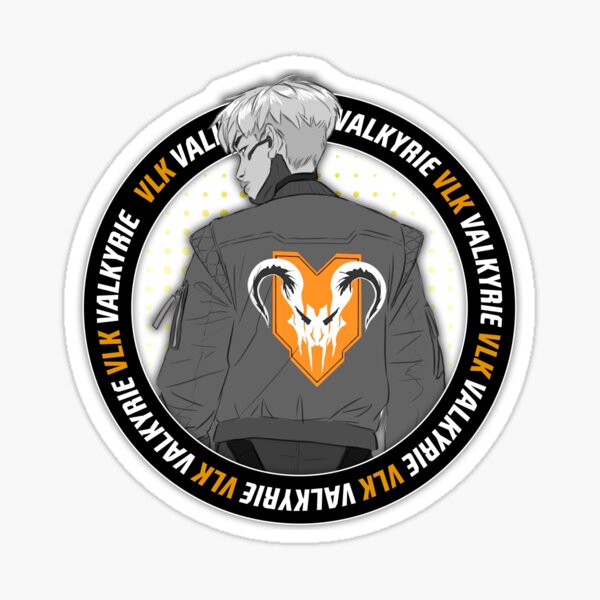 "VLK Valkyrie Apex Legends" Sticker for Sale by ToxicMonkeys09 | Redbubble