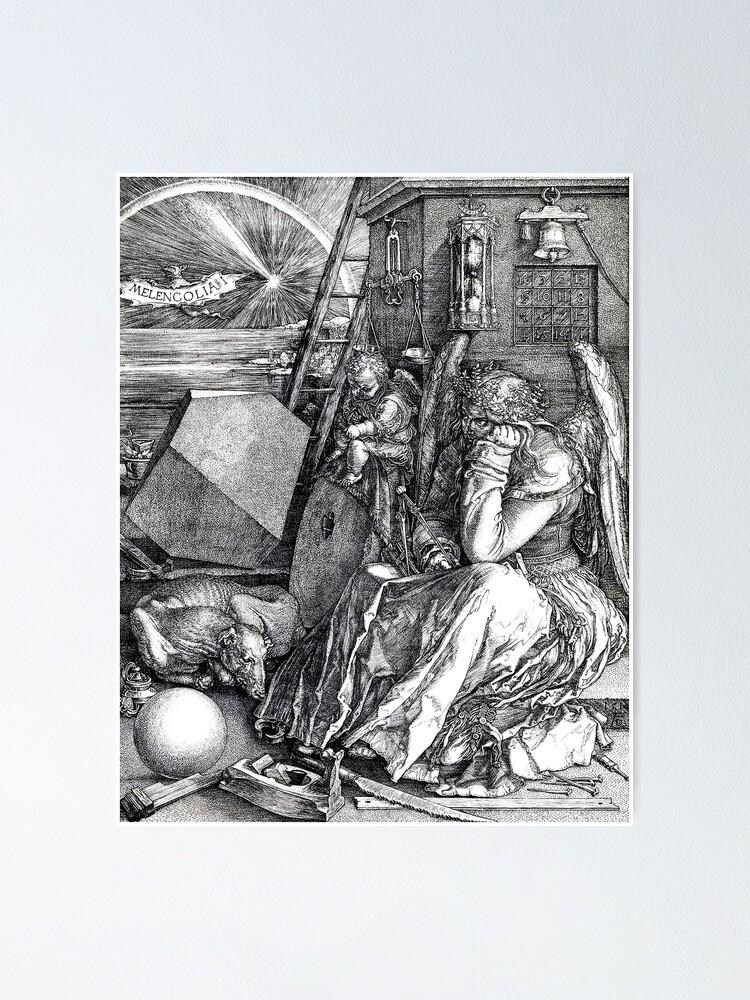 "Melencolia I by Albrecht Dürer" Poster for Sale by OrcaArtGallery ...