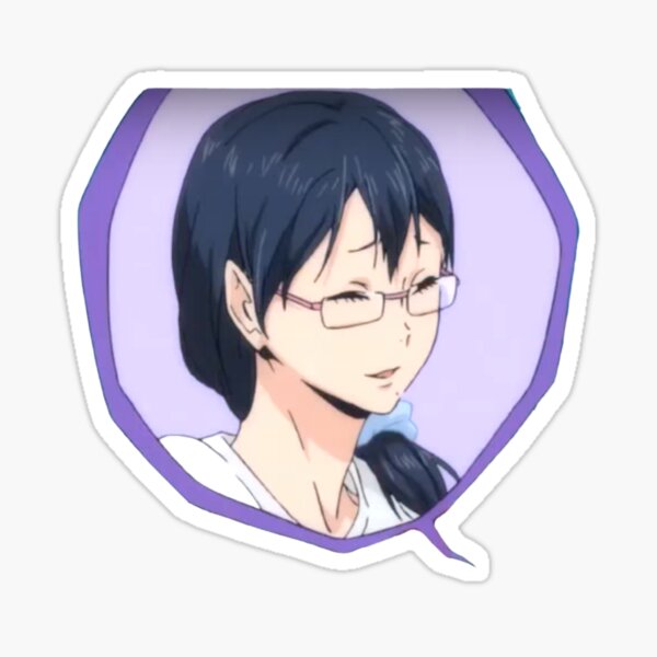 "Kiyoko Shimizu Bubble Break | Haikyuu" Sticker for Sale by lunnaama ...
