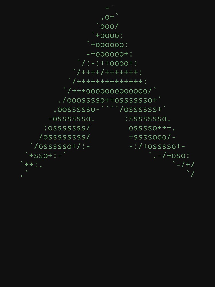 "Arch Linux Neofetch ASCII Art Logo" T-shirt for Sale by WhateverIs ...