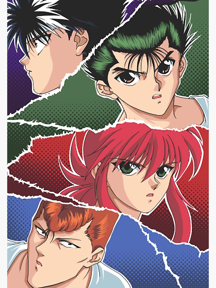 "Yu yu Hakusho " Sticker for Sale by Mccracker40 | Redbubble