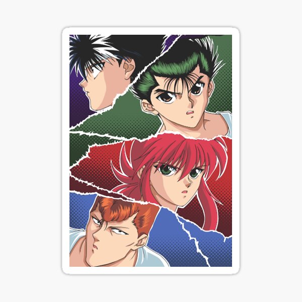 "Yu yu Hakusho " Sticker for Sale by Mccracker40 | Redbubble