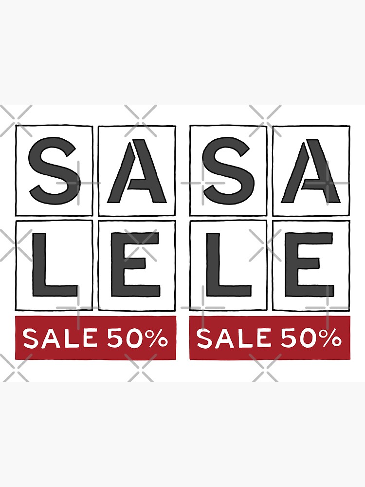 "sasa lele" Sticker for Sale by seatha | Redbubble