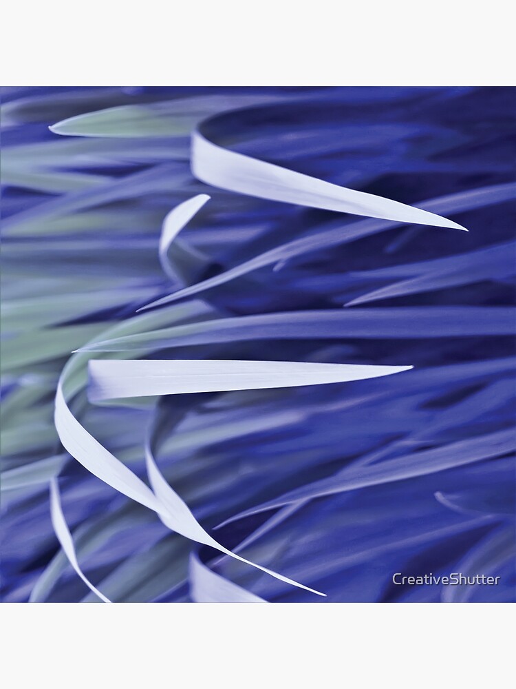 "Prussian Blue And Green Abstract Wall Art Pattern" Poster for Sale by ...