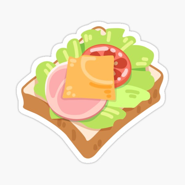 "BLT toast" Sticker by soratoki | Redbubble