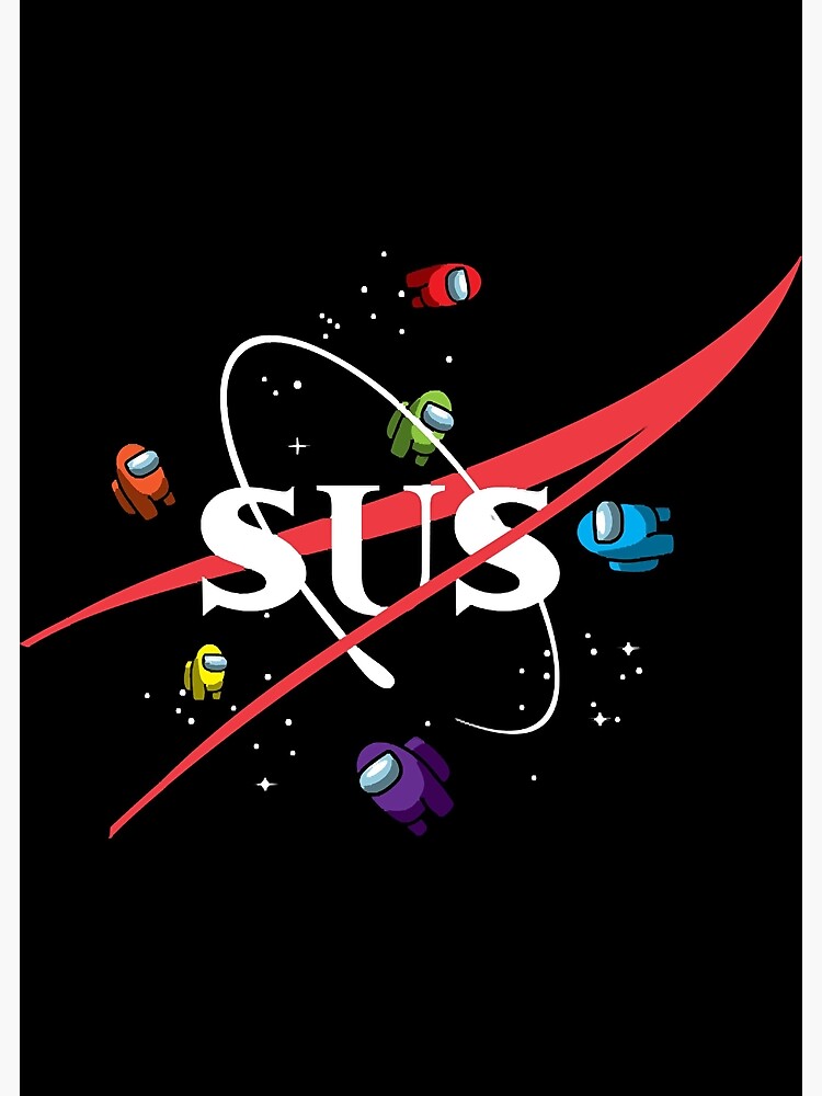 "SUS Space Logo " Art Print for Sale by ObannionSier | Redbubble