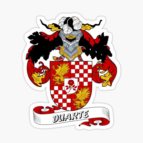 "Duarte" Sticker for Sale by HaroldHeraldry | Redbubble