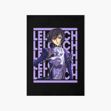 "Vintage Code Geass Alternate history Anime Lelouch " Art Board Print ...