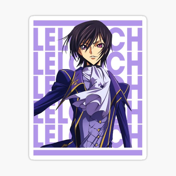 Pegatina «Vintage Code Geass Historia alternativa Anime Lelouch» de ...