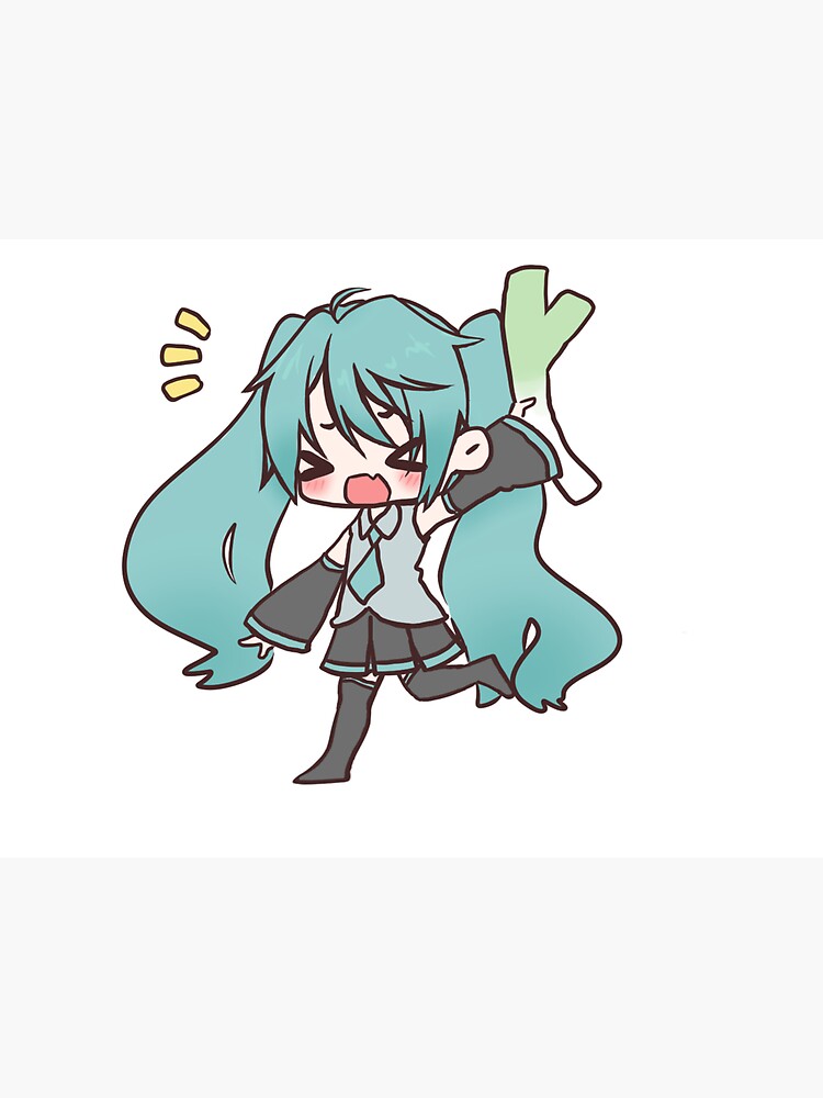 "Vocaloid Hatsune Miku chibi" Sticker for Sale by milchtee | Redbubble