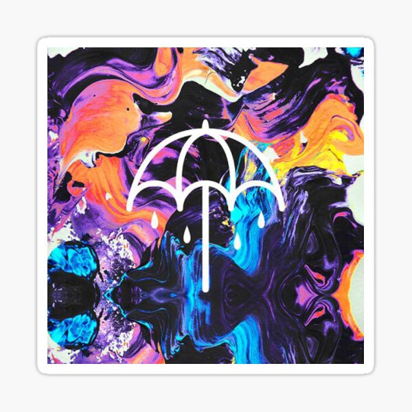 "rainbow and umbrella" Sticker for Sale by Charlesworkman | Redbubble