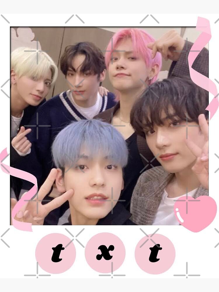 "txt pastel polaroid" Sticker by honeysdesigns | Redbubble