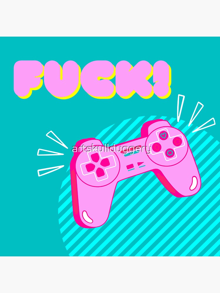 "Gamer Rage" Sticker for Sale by artskullduggery | Redbubble