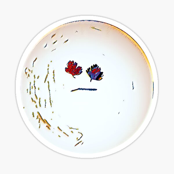 "Parsley Moon Face" Sticker by Tovers | Redbubble