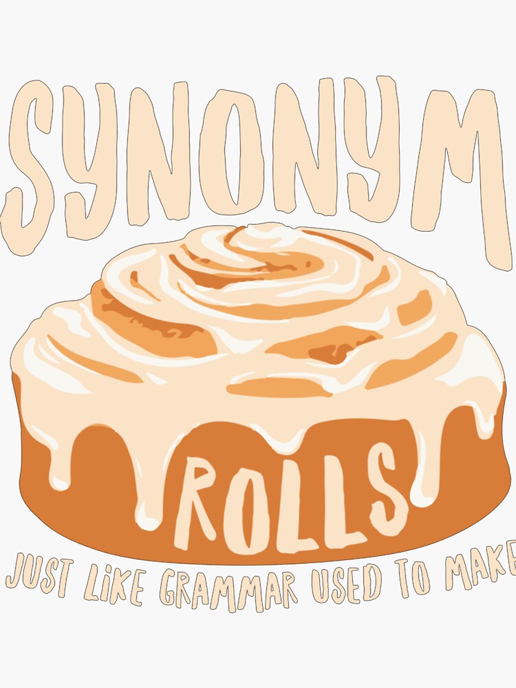 Pegatina «Gramática divertida Rollos de sinónimos de ropa para ...