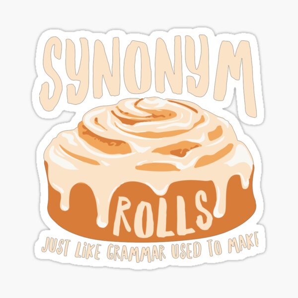 Pegatina «Gramática divertida Rollos de sinónimos de ropa para ...