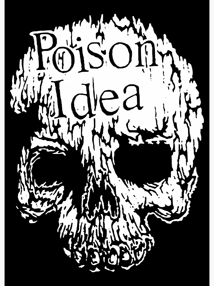 Lámina artística «Poison Idea Rock Band se formó en Portland Poison ...