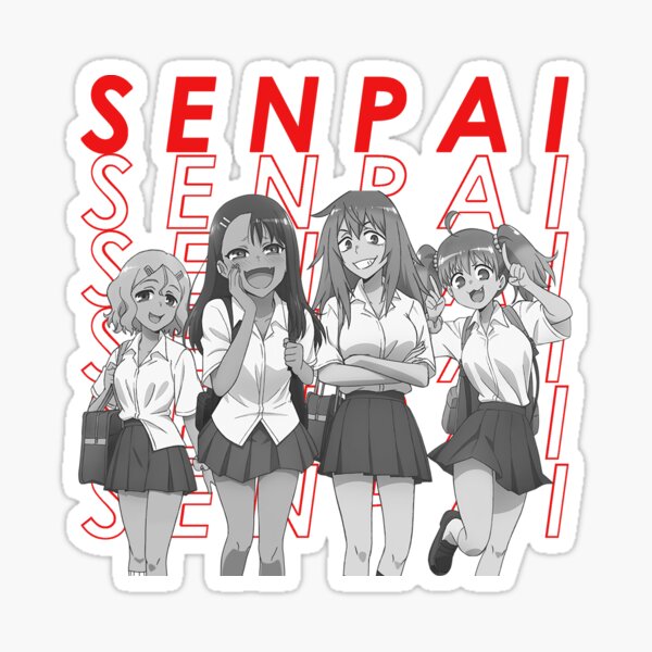 "WHERE IS SENPAI?" Sticker for Sale by OHAYO-BOO | Redbubble