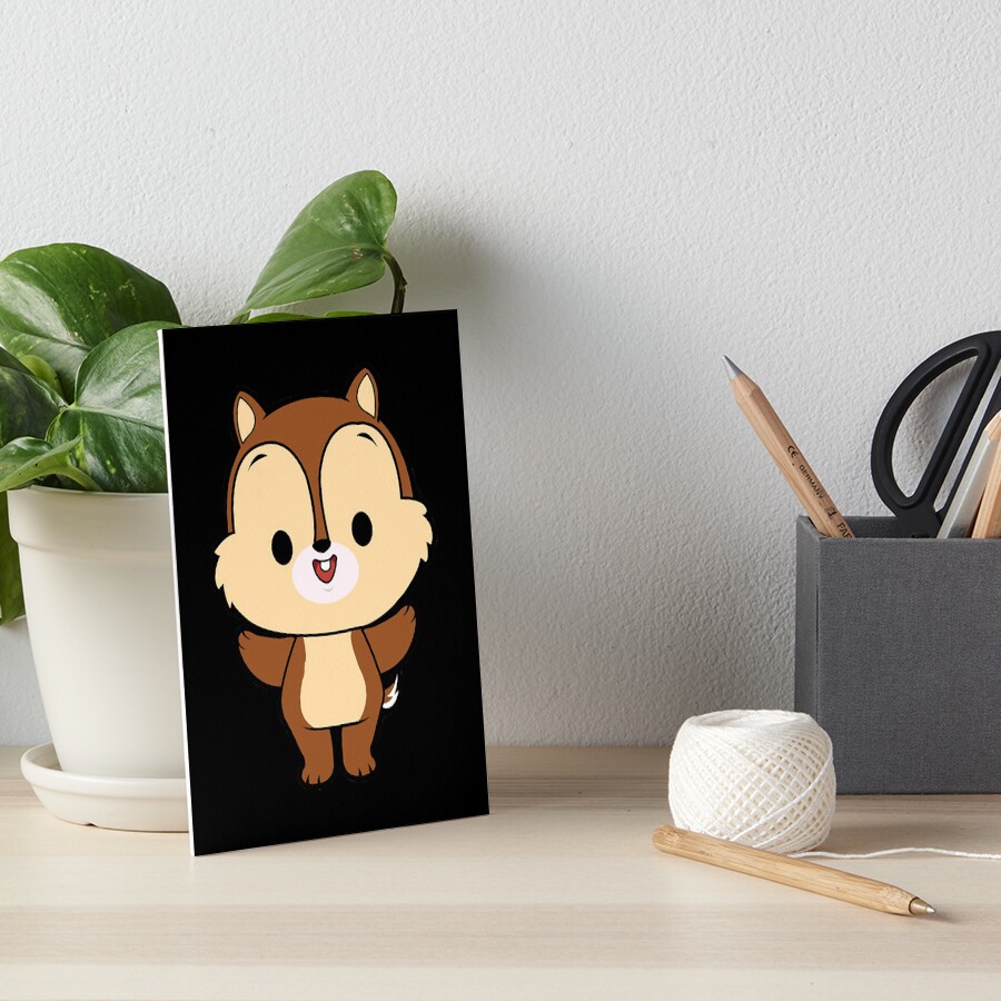 "Chip Chibi " Art Board Print by Shellenbarger | Redbubble