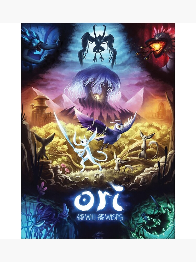 "Ori and the Blind Forest action game poster" Poster for Sale by ...