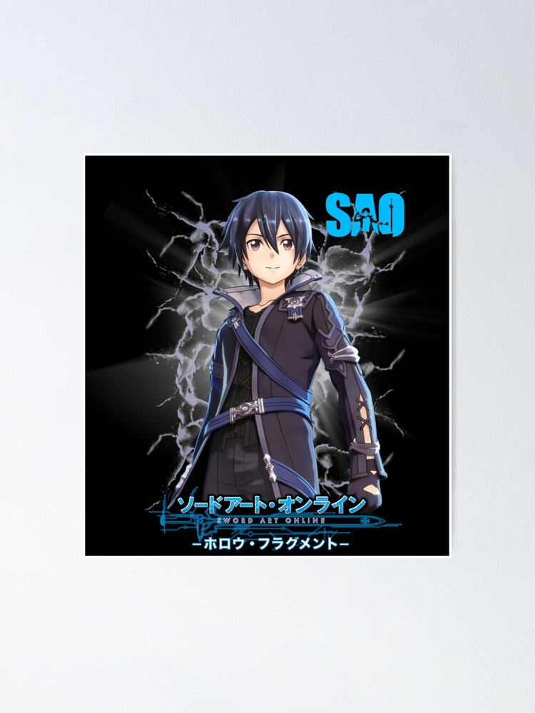 "kirito sword online logo design" Poster by BufordCarolyn | Redbubble