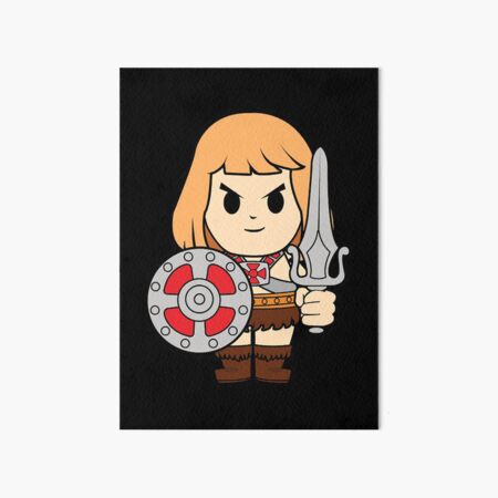 "He Man Chibi " Art Board Print for Sale by Shellenbarger | Redbubble