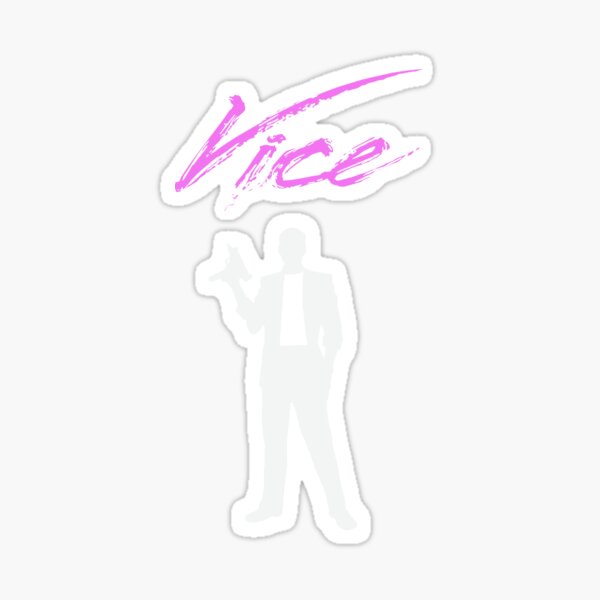 "Vice - 80s" Sticker for Sale by FKstudios | Redbubble