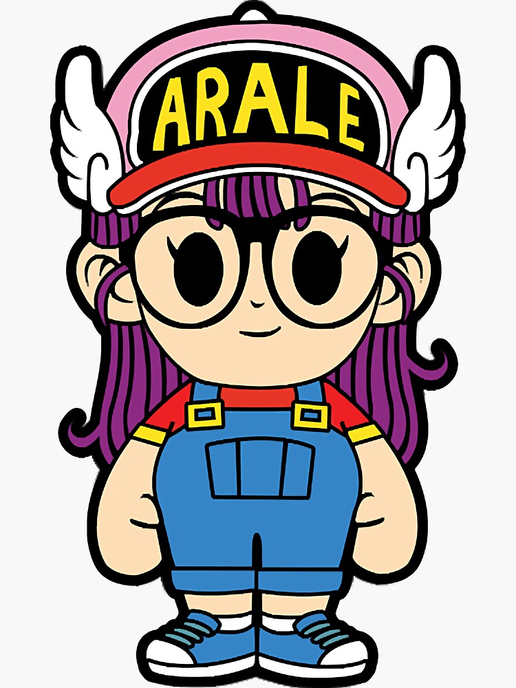 "Cute Arale Chibi " Sticker for Sale by Shellenbarger | Redbubble