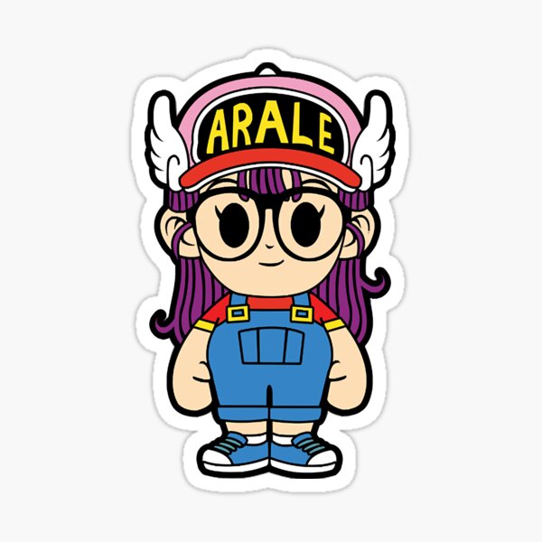 "Cute Arale Chibi " Sticker for Sale by Shellenbarger | Redbubble
