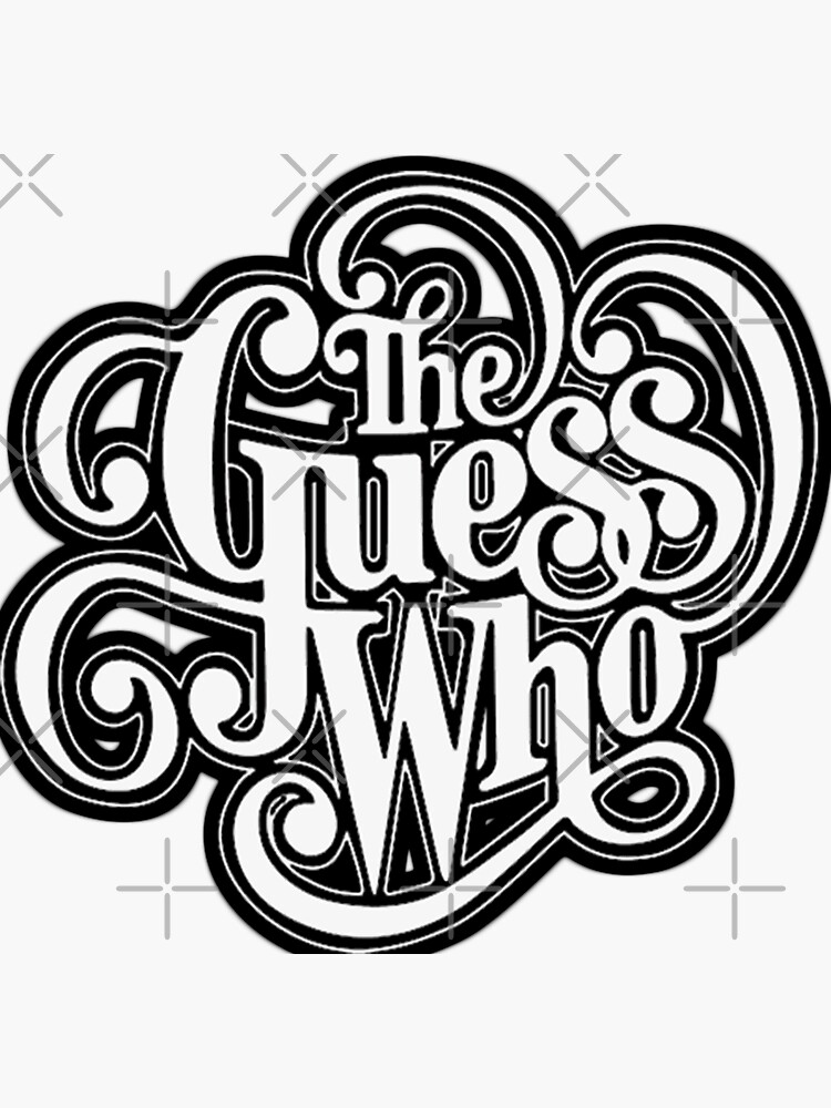 "Logos favorite the guess who rock band" Sticker by bembra76 | Redbubble
