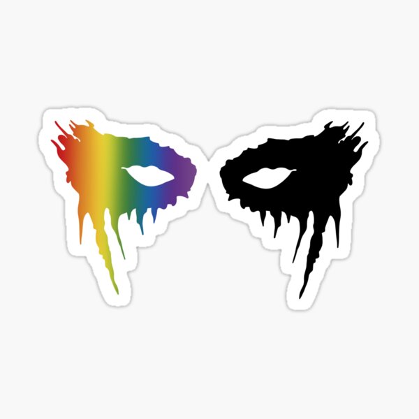 "Lexa warpaint - LGBTQA" Sticker for Sale by Queen-V-art | Redbubble