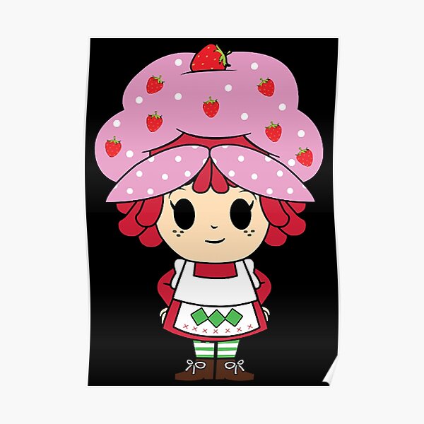 " Strawberry Shortcake Chibi " Poster for Sale by Shellenbarger | Redbubble