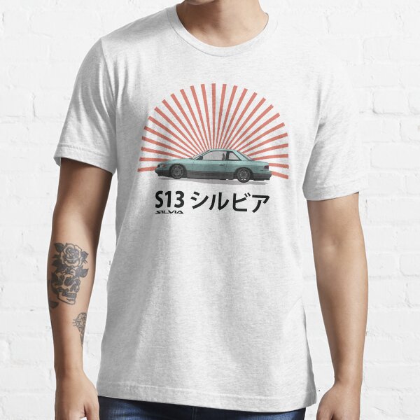"Nissan Silvia S13 - Rising Sun" T-shirt for Sale by nicgfx | Redbubble ...