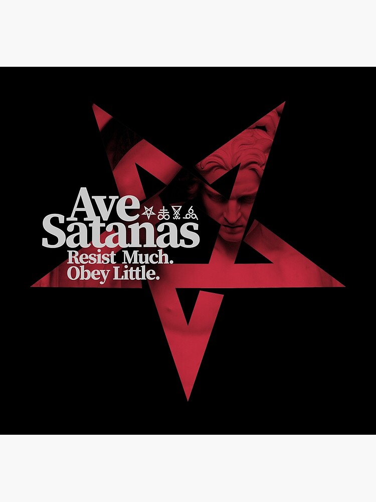 "Ave Satanas, vintage 80s style movie logo" Art Print for Sale by ...