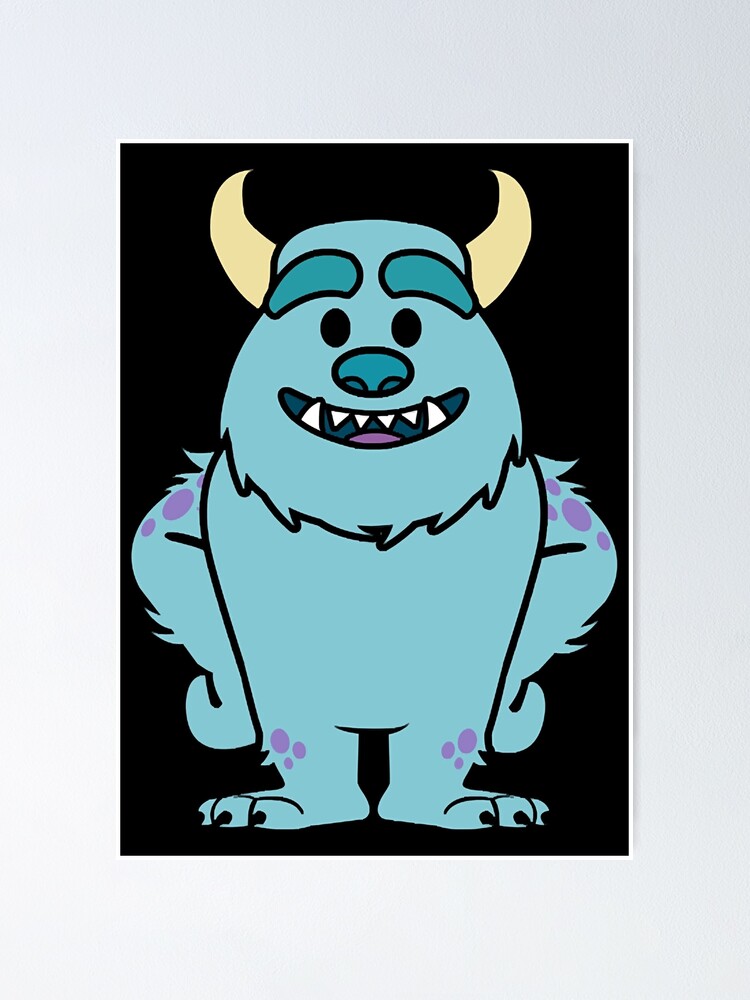 "James Monster Inc Chibi " Poster for Sale by Shellenbarger | Redbubble